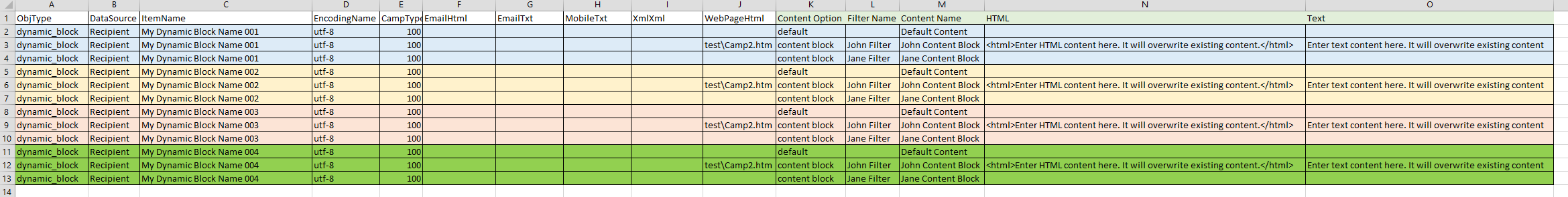 New Item - Create New Items with a Manifest File